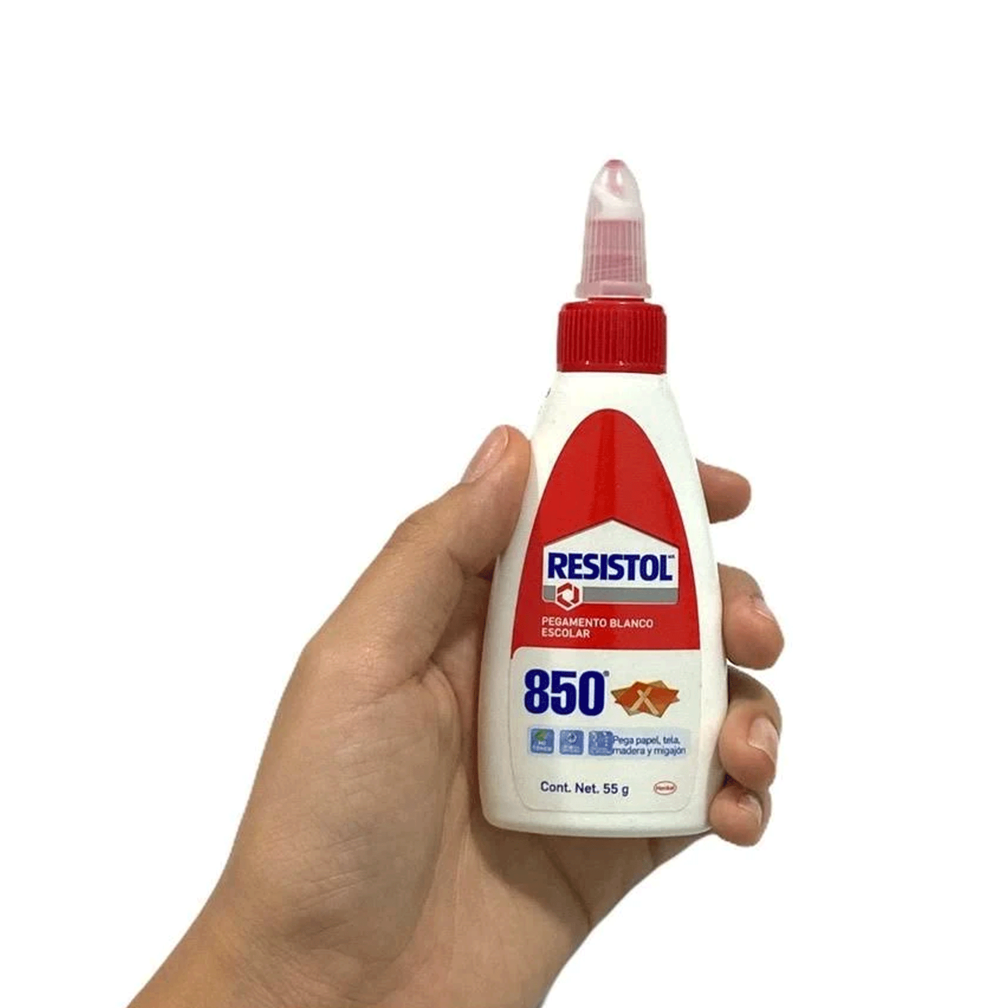 Pegamento Blanco Resistol 850 Escolar 55 grs – FERREKUPER Pegamento Blanco Resistol 850 Escolar 55 grs – FERREKUPER